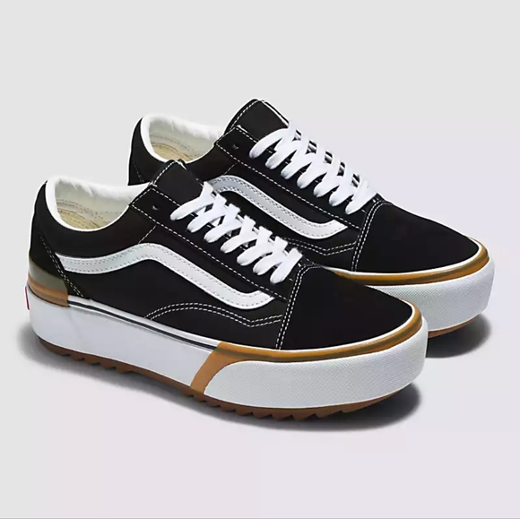 Vans | Shoes | Old Skool Stacked Shoe Platform Sneakers By Vans Brand ...